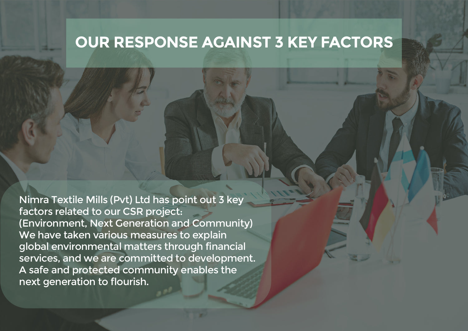 CSR – Nimra Textile (Pvt) Ltd.